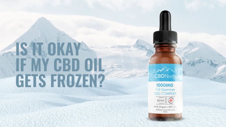 What If My CBD Oil Freezes? - CBDNorth